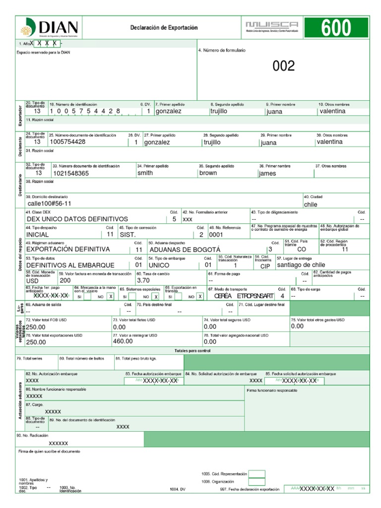 Formulario 19 - 10 - 2021 | PDF
