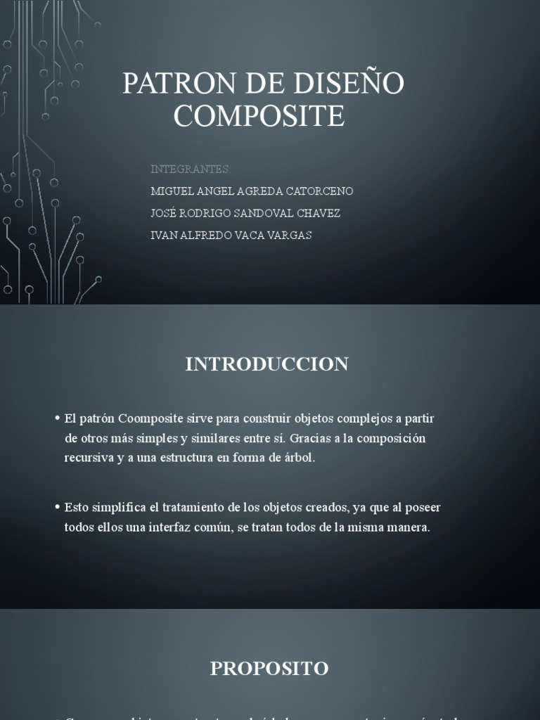 Patron de Diseño Composite | PDF | Ingeniería de Sistemas | Gestión de ...