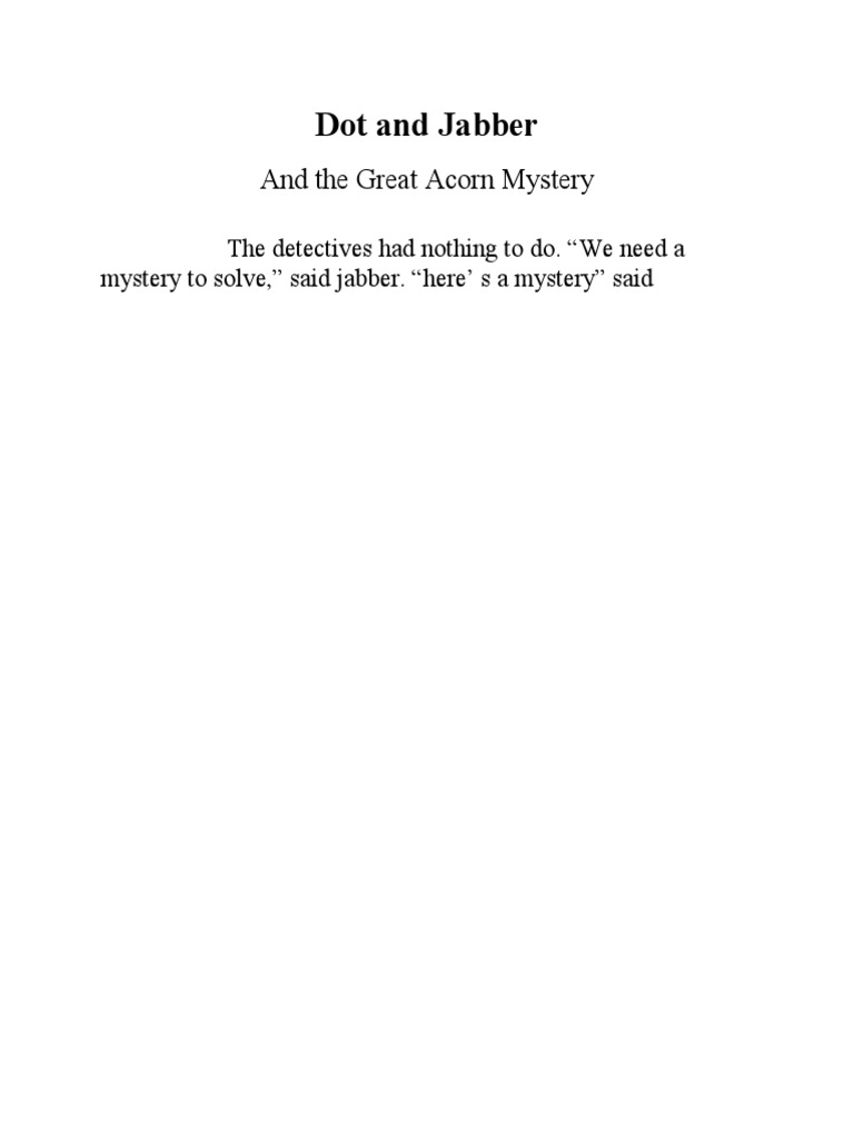 Dot and Jabber | PDF