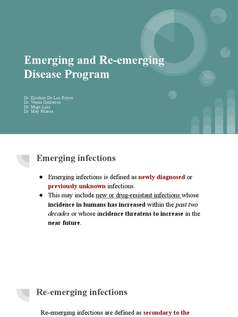 Emerging and Re-Emerging Disease Program Report | PDF | Infection ...