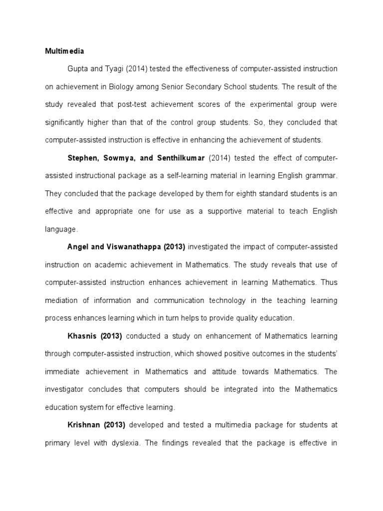 Multimedia | PDF | Multimedia | Educational Technology