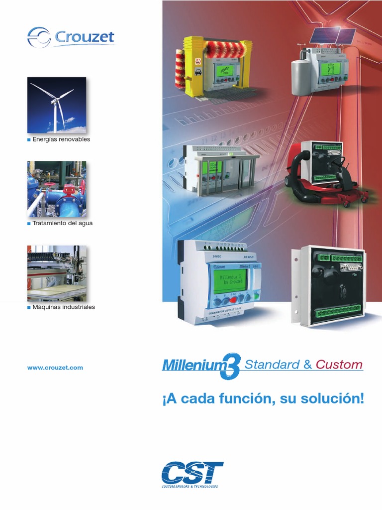 Crouzet Millenium 3 | PDF | Telefonía móvil | Controlador lógico ...