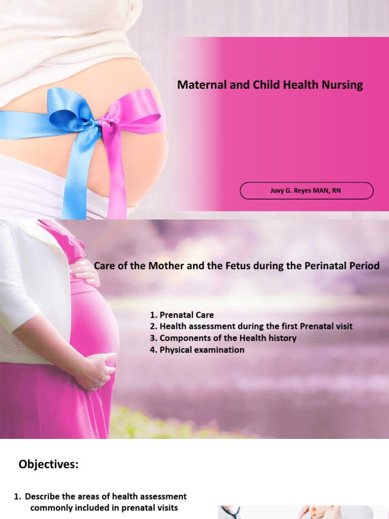 MCHN Prenatal Care | PDF | Pregnancy | Prenatal Development