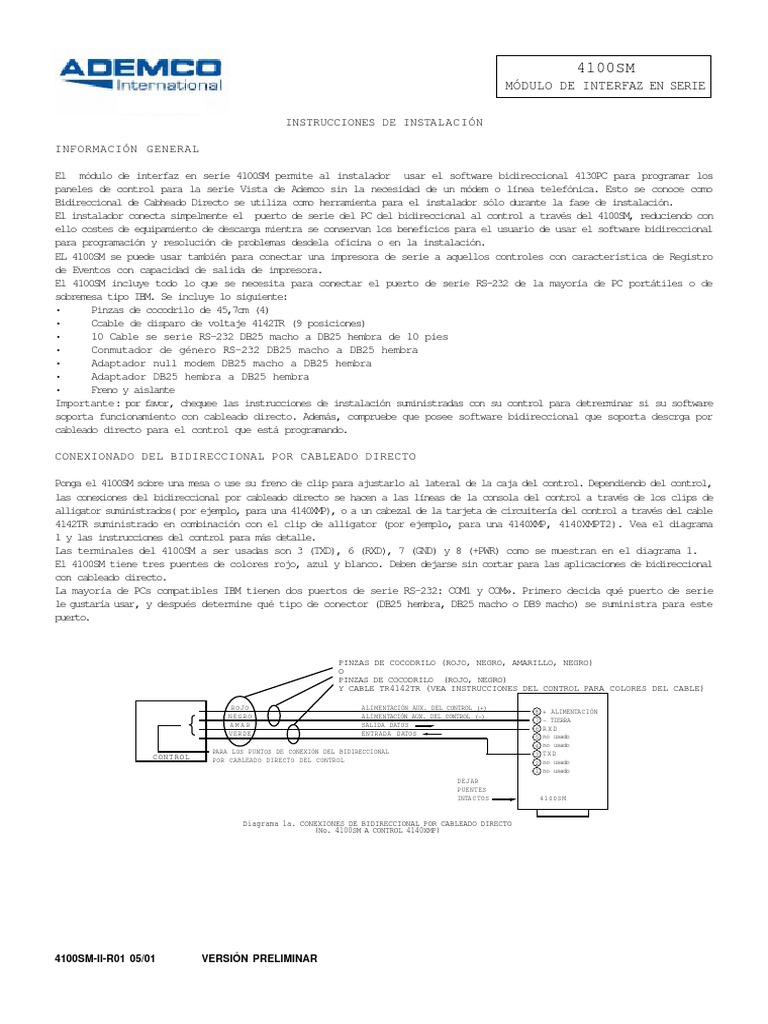 Instalación del Módulo 4100SM | PDF | Informática | Equipo de oficina