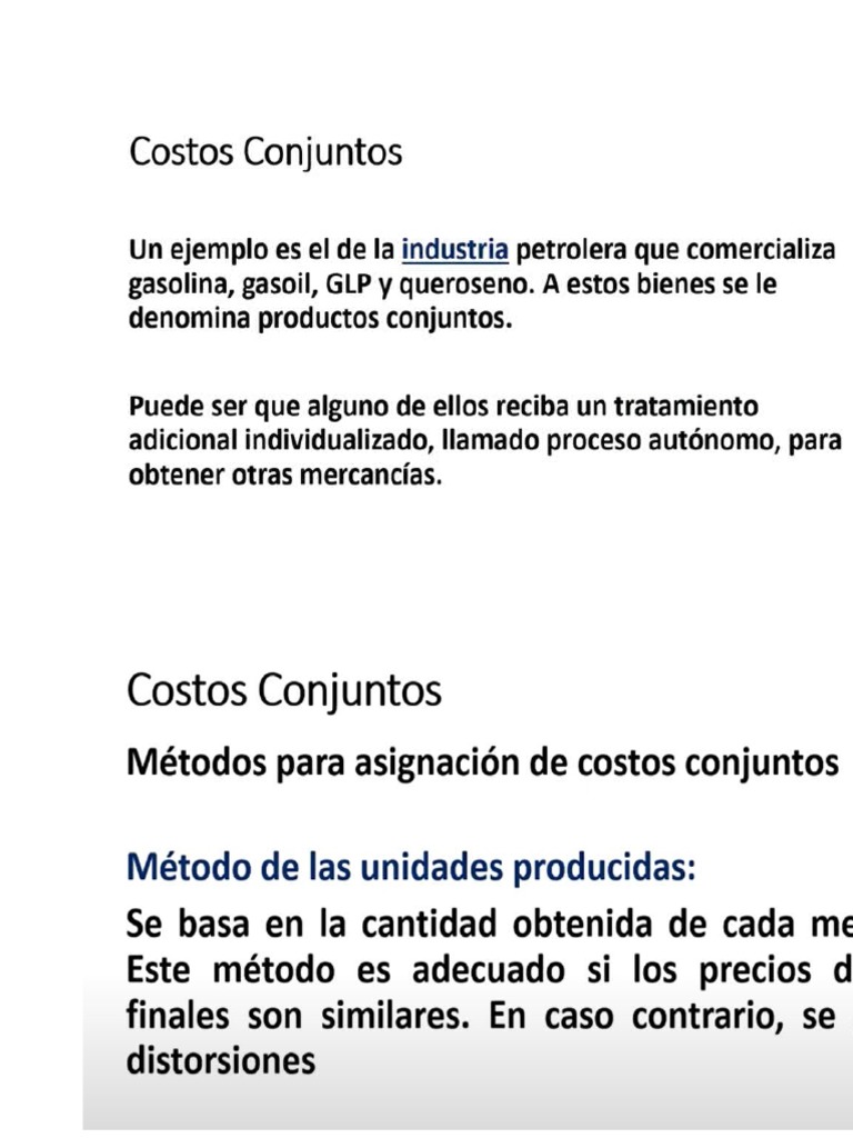 Ejemplo de Produccion Conjunta Por Metodo | PDF | Gasolina | Mercado ...