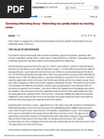 Chevening Career Plan Essay - Winning Sample (2020) | PDF | University ...