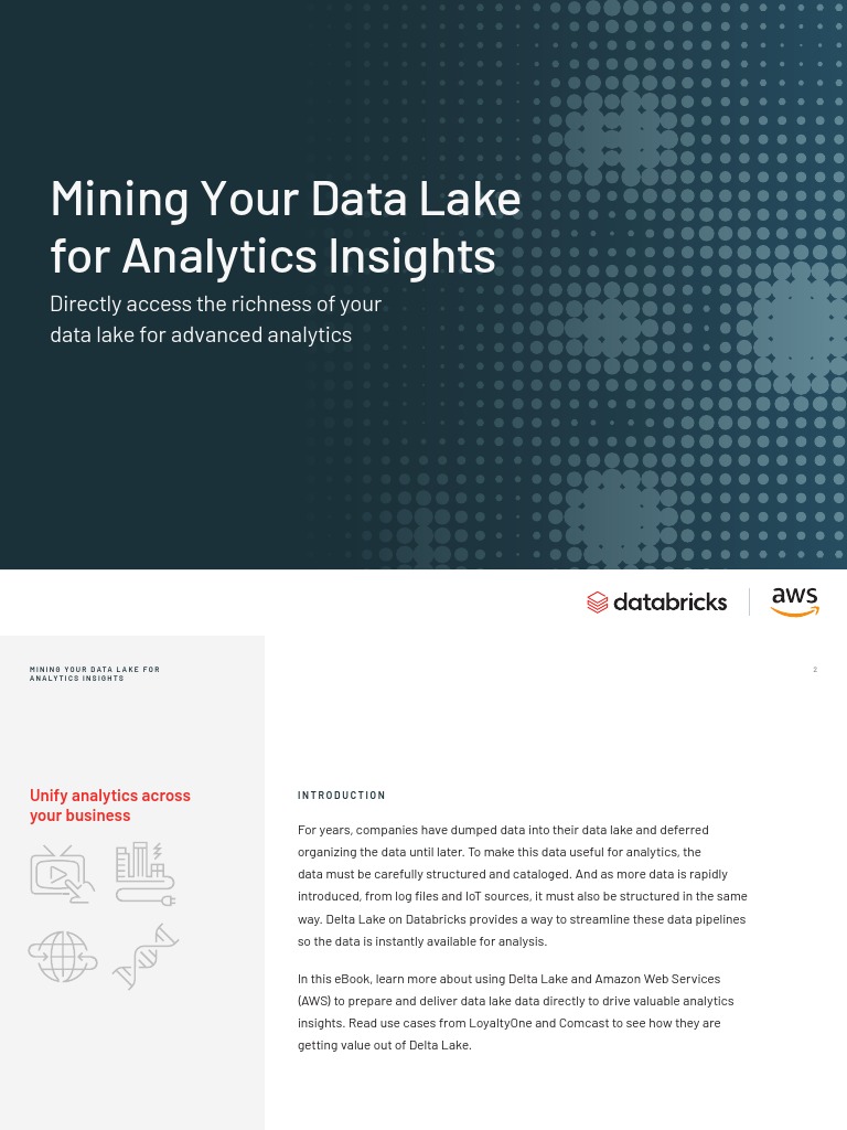 Mining Your Data Lake For Analytics Insights v3 101420 | PDF | Apache Spark | Analytics