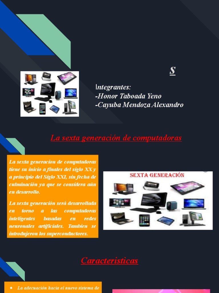 Sexta Generacion de Computadoras | PDF | Hardware de la computadora ...