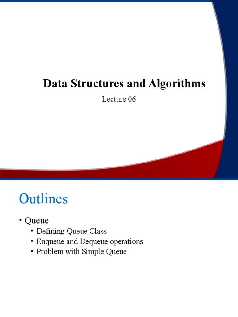 Data Structures and Algorithms | Download Free PDF | Queue (Abstract ...