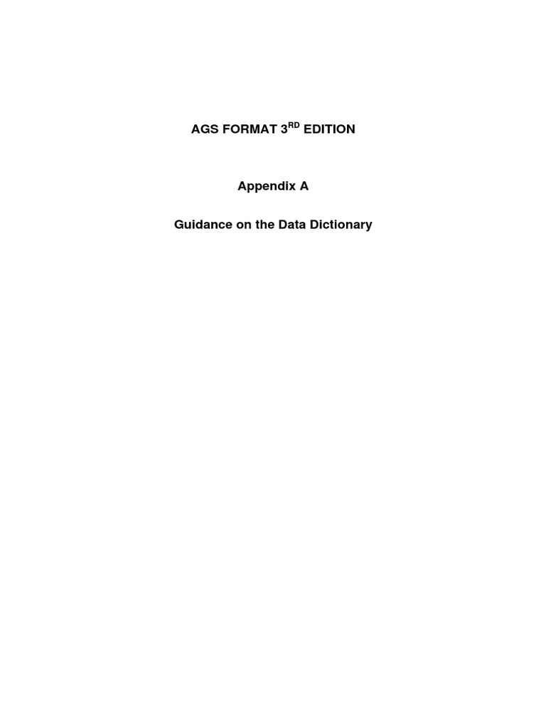 Ags Format 3 Edition | PDF