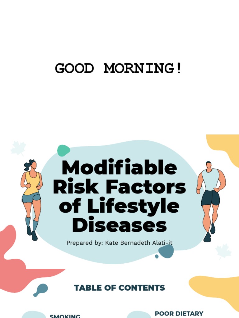 Modifiable Risk Factors of Lifestyle Diseases | PDF | Health Sciences ...