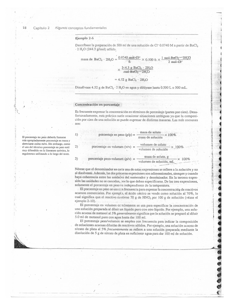 Capítulo 2 - Fundamentos de Química Analítica Skoog | PDF