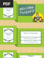 First Pta General Assembly Program | PDF