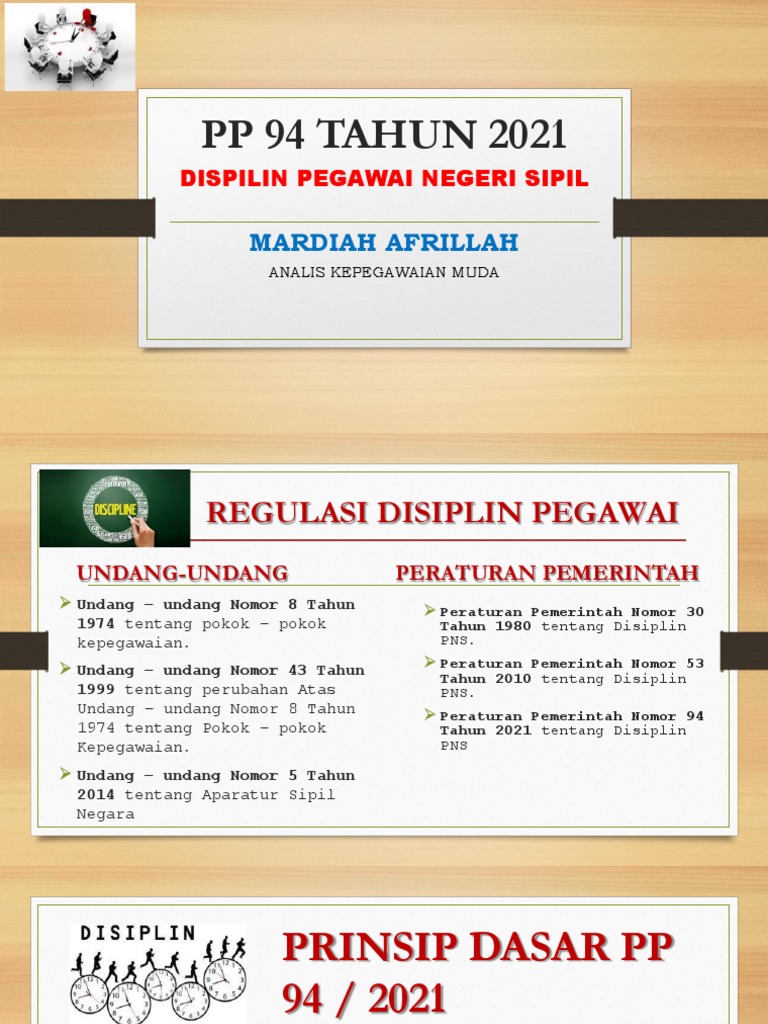 Displin-Pp 94 Tahun 2021 | PDF