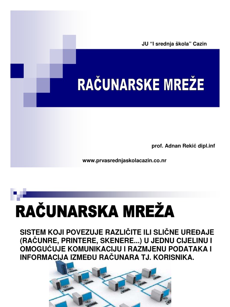 Racunarske Mreze | PDF
