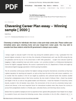 Chevening Networking Essay #2 - Essaysers | PDF | Social Media ...