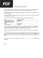 Affidavit of Intent to Return Home | PDF | Identity Document | Affidavit