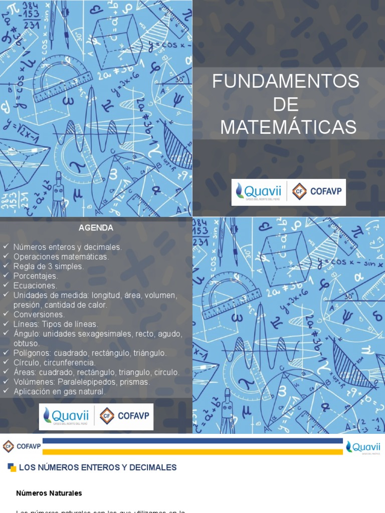 Fundamentos de Matemáticas Esenciales | PDF | Números | División ...
