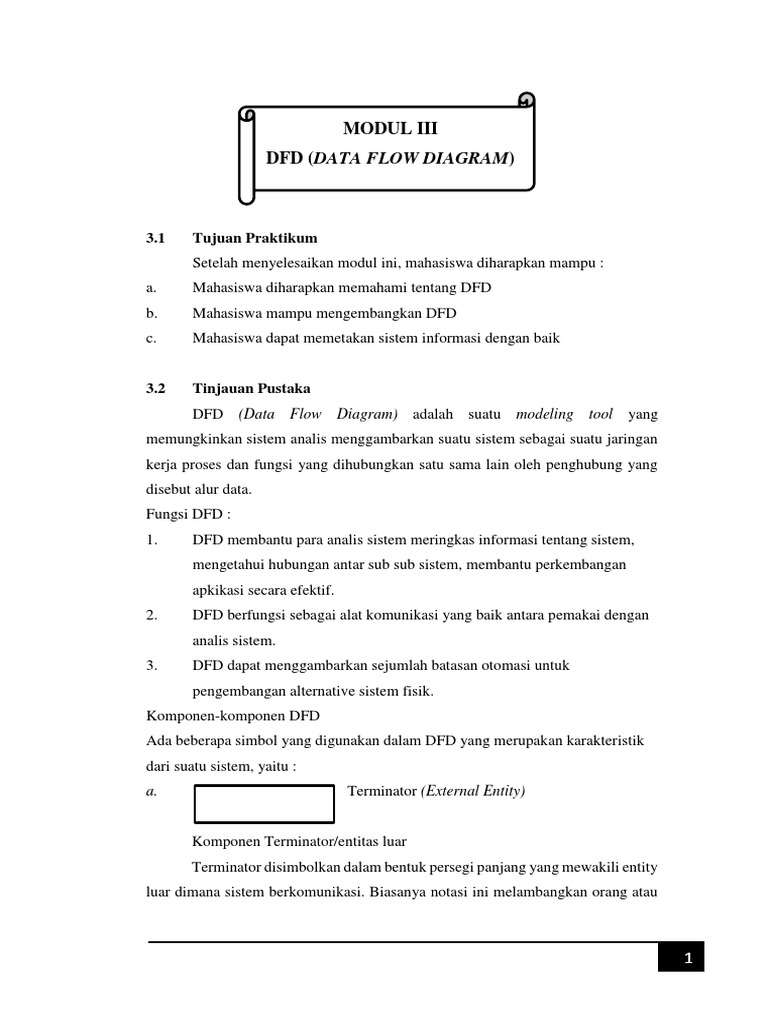 Panduan Lengkap DFD untuk Mahasiswa | PDF