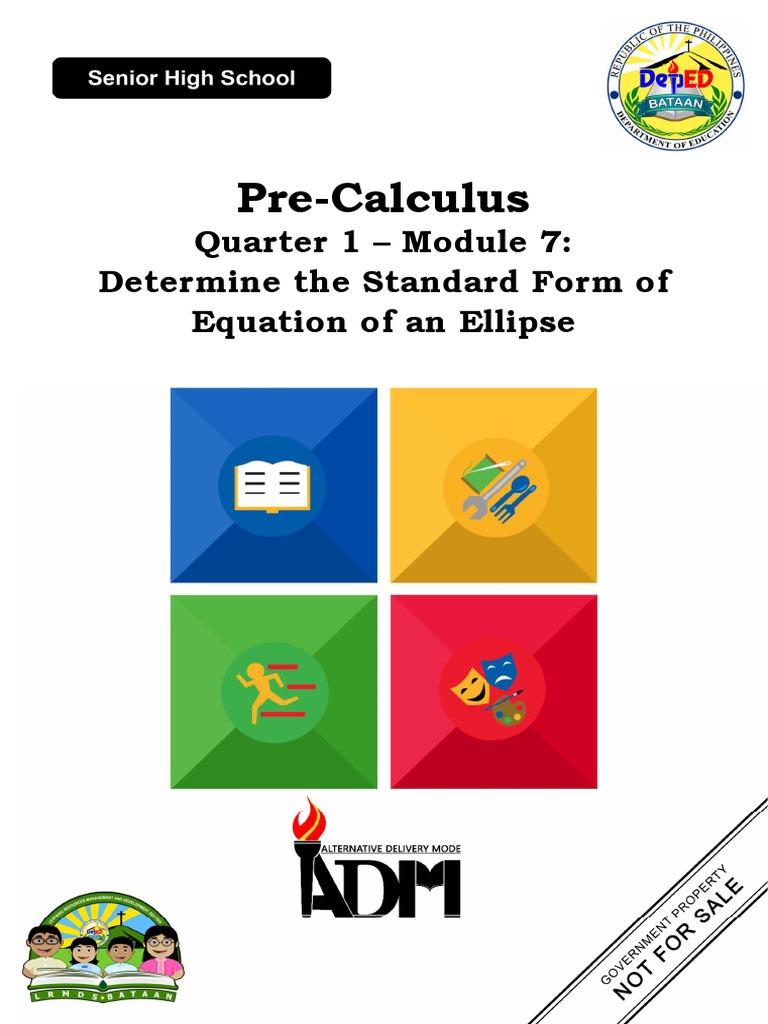 Pre-Calculus: Quarter 1 - Module 7: Determine The Standard Form of ...