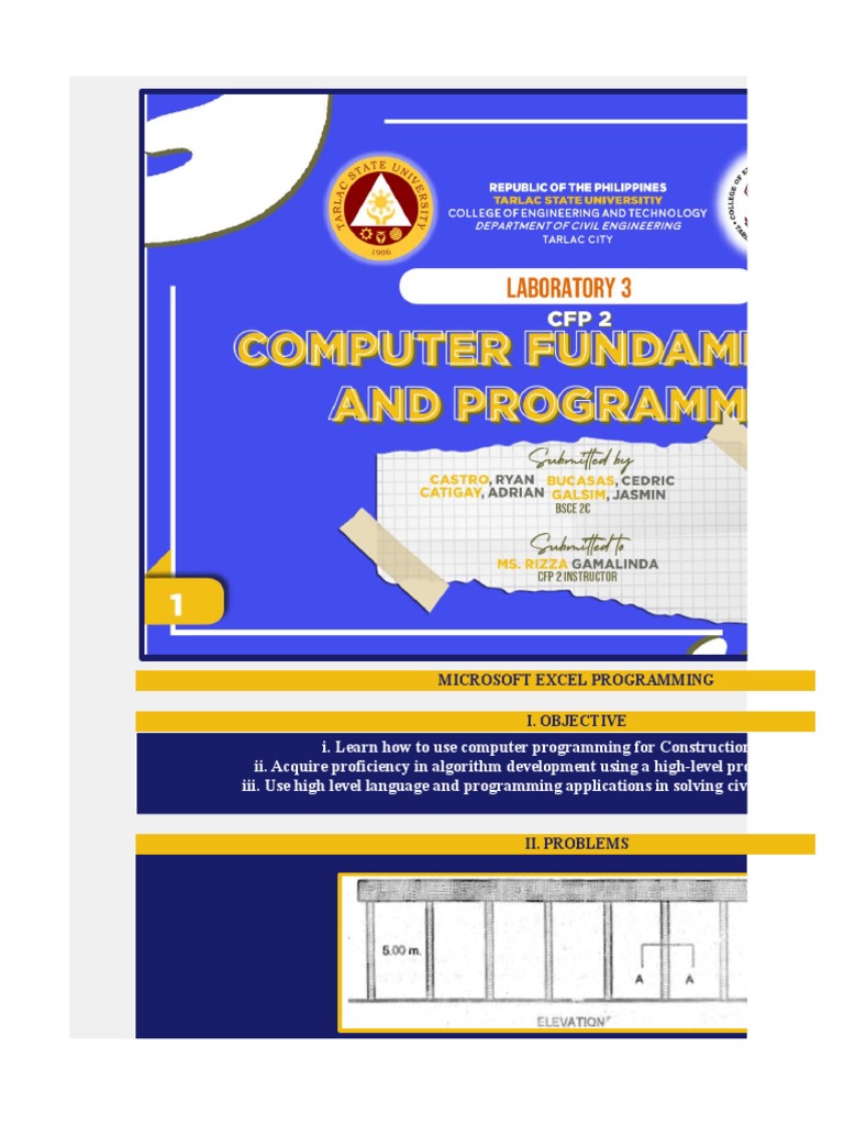 Laboratory 3 Group 2 | PDF | Computer Programming | Concrete