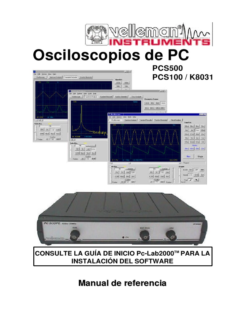 Usermanual pcs100 pcs500 k8031 Es | PDF | Electromagnetic Interference ...