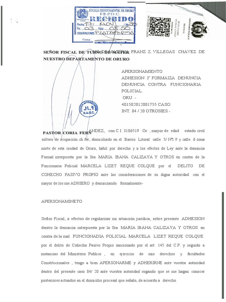 Querella | Descargar gratis PDF | Justicia | Queja