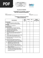 CHECKLIST Medical and Surgical Handwashing | PDF | Hand Washing | Finger