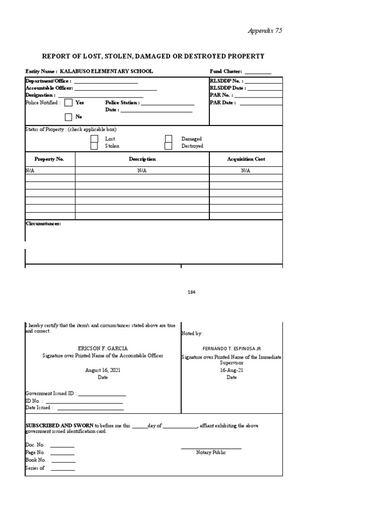 Appendix 75 - RLSDDP | PDF