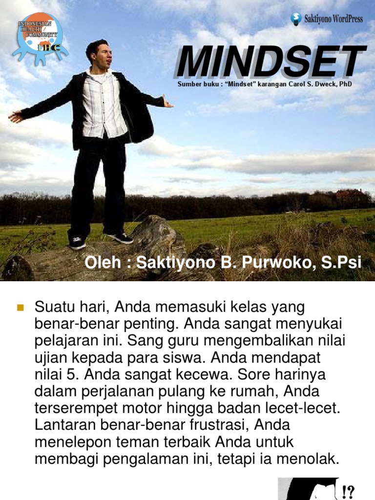 Adoc - Pub Mindset Sumber Buku Mindset Karangan Carol S Dweck | PDF