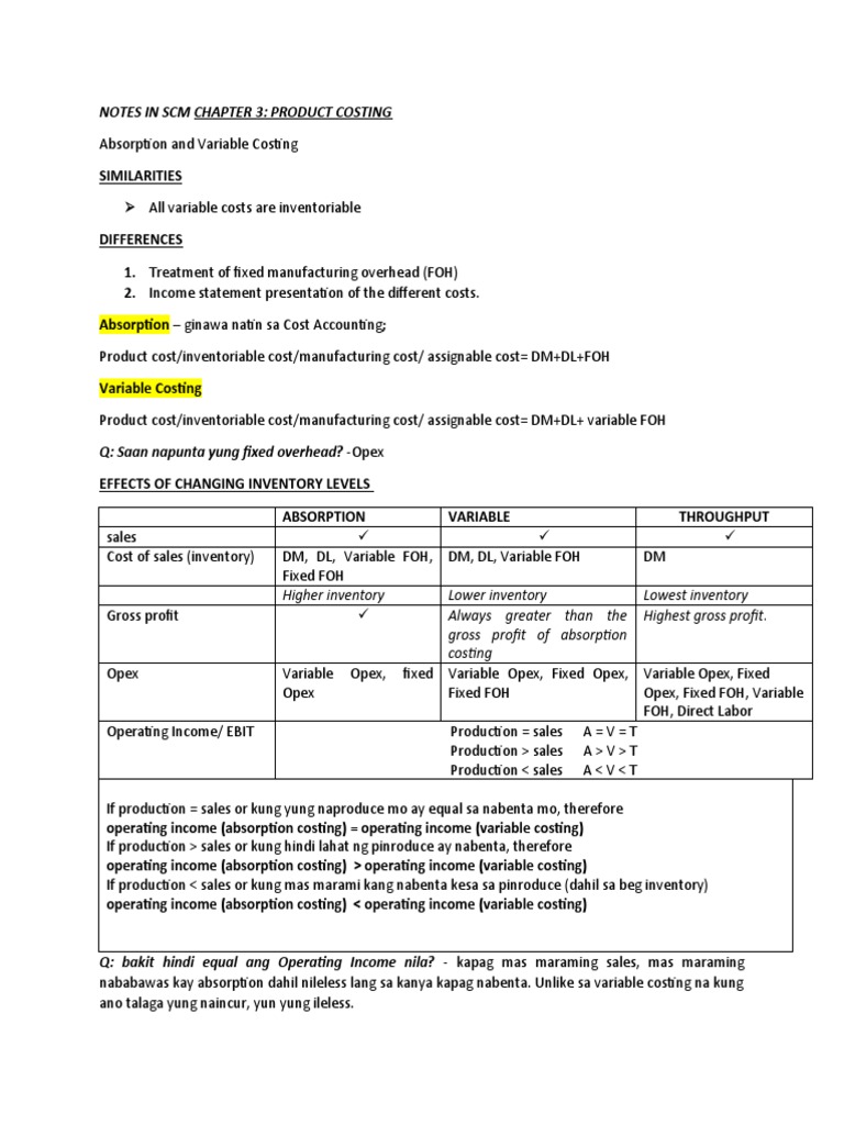 Understanding Inventoriable Costs | PDF | Inventory | Business Economics