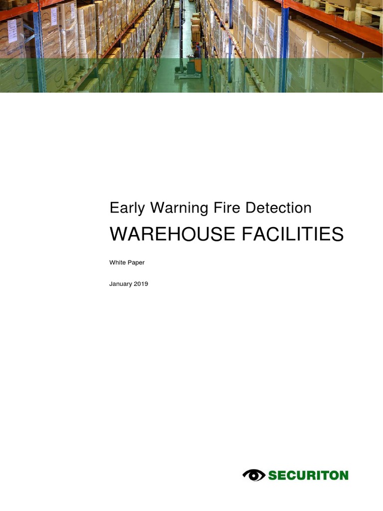 Warehouse Facilities: Early Warning Fire Detection | PDF | Fire ...