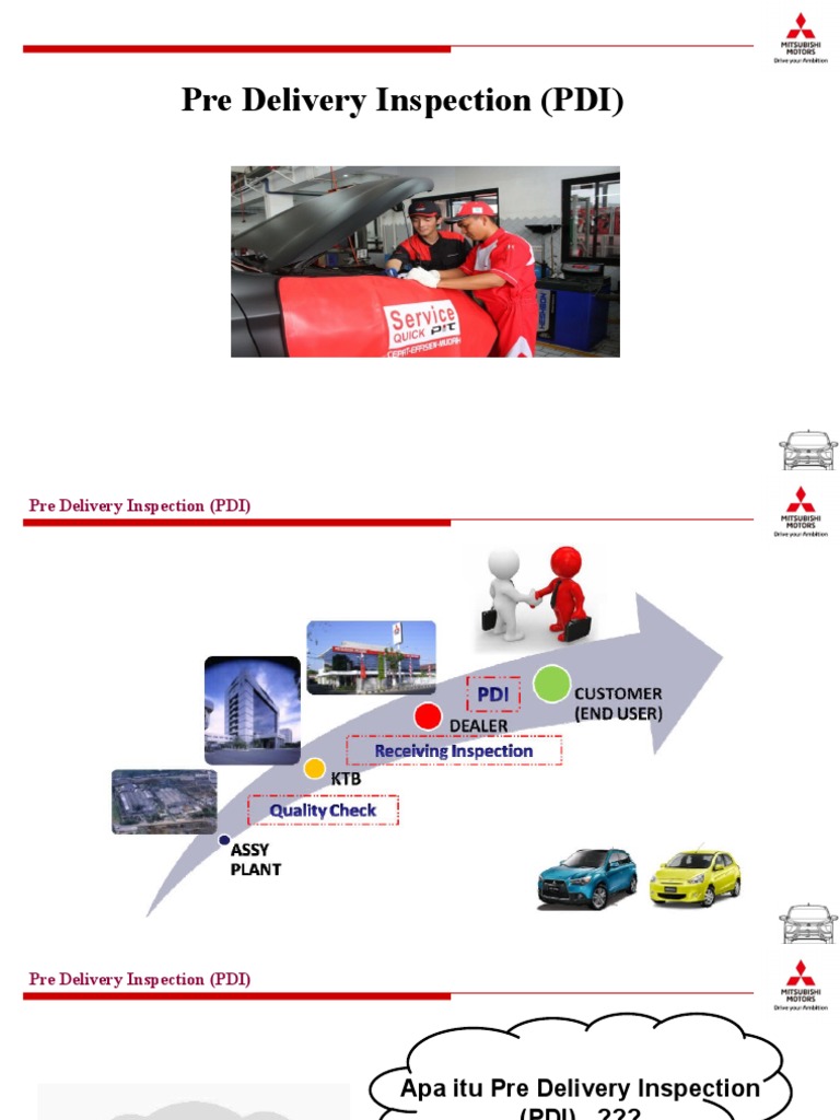 Materi Pdi Pre Delivery Inspection Pdf