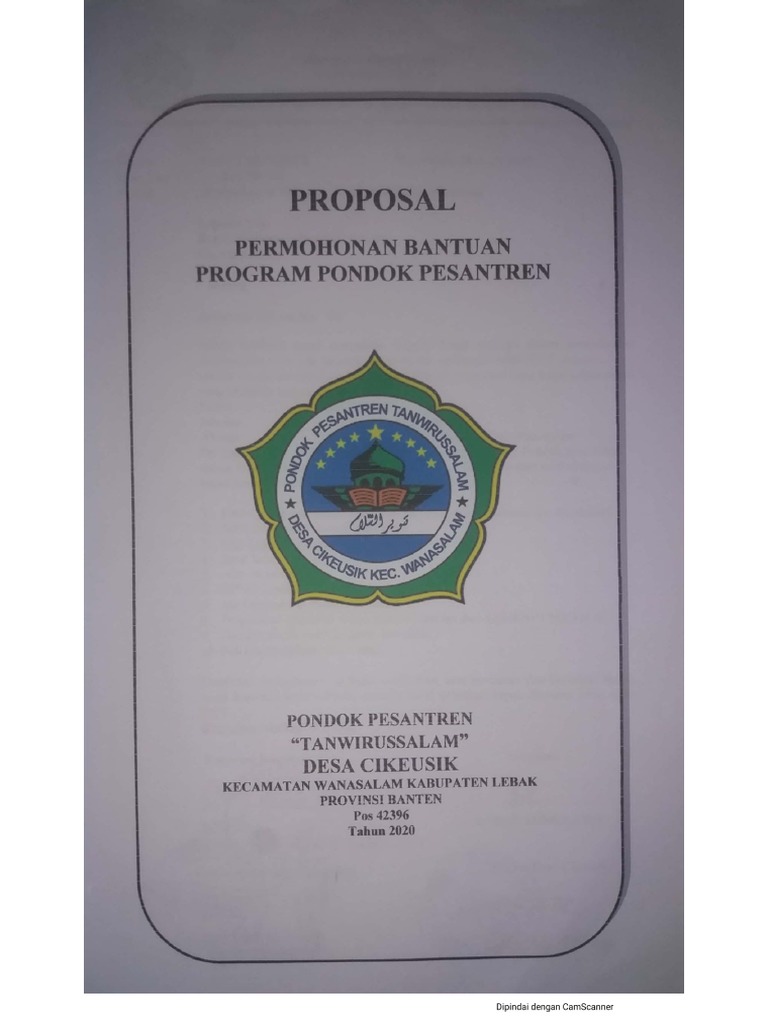 Contoh Proposal Bantuan Sembako | PDF