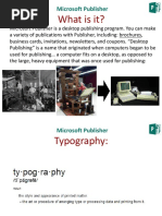 MS. PUBLISHER (Exercise) | PDF | Typography | Computing