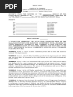 Resolution Adopting The BDP | PDF | Government