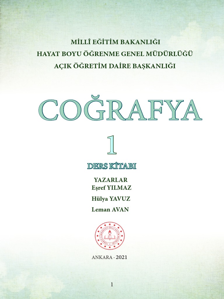 Cografya 1 | PDF