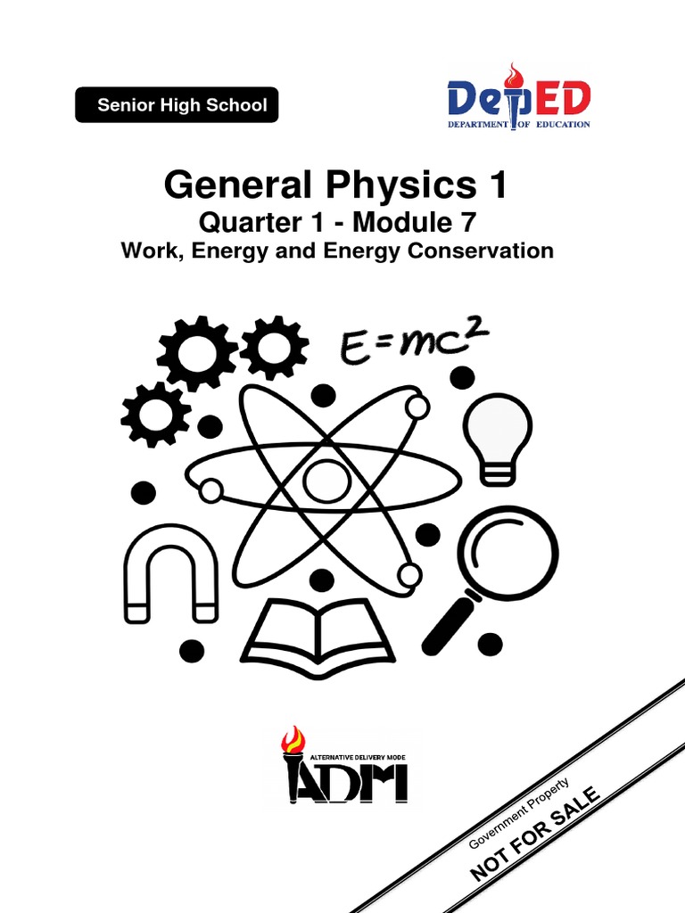 GENERALPHYSICS1 - Module7 - WEEK7 - Work and Energy | PDF | Potential ...