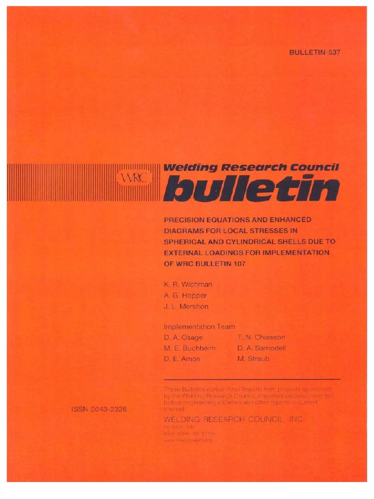 WRC Bulletin 537 With Erratas | PDF