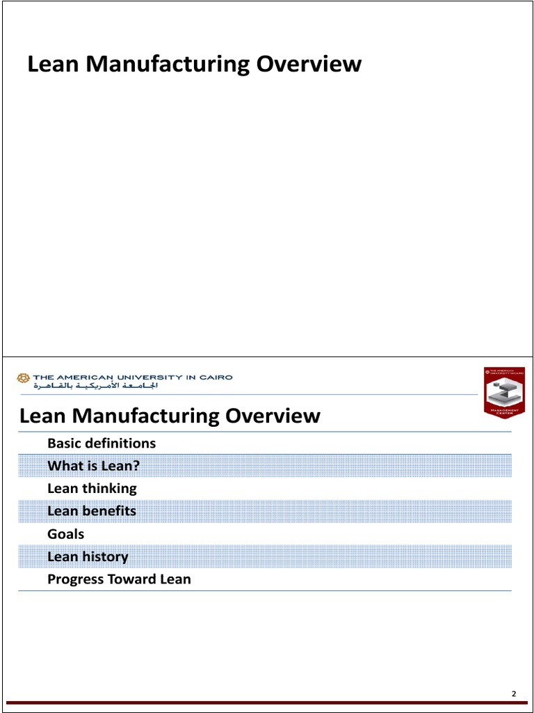 2.1 Lean Overview GB V 1 | PDF | Lean Manufacturing | Inventory