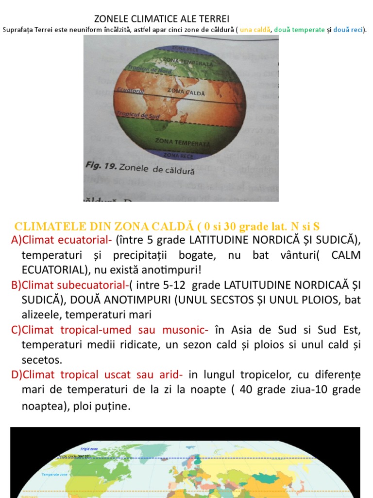 Zonele de Climă | PDF