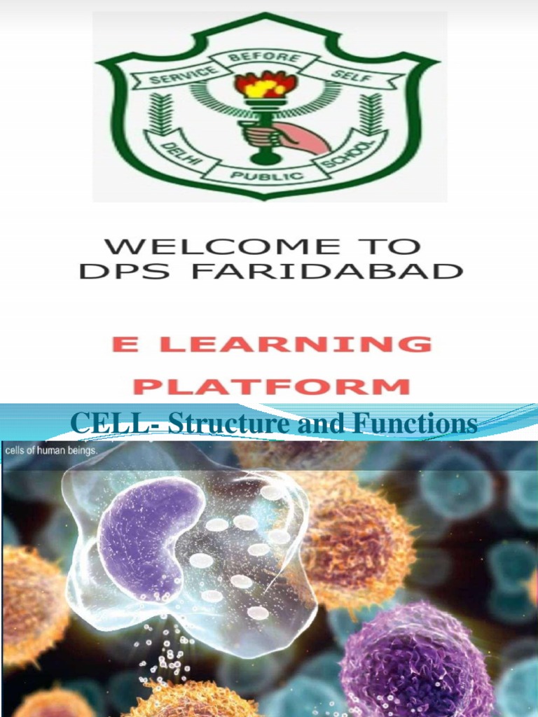 Cell Structure and Functions ppt-1 | PDF | Cell (Biology) | Organisms