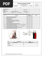 Gas Cutting Set Checklist | PDF | Manufactured Goods | Gases