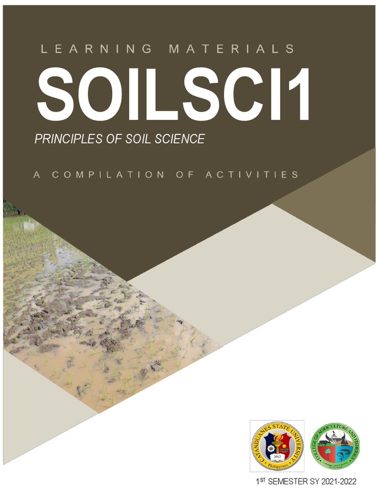 Soilsci1: Principles of Soil Science | PDF | Rock (Geology) | Minerals