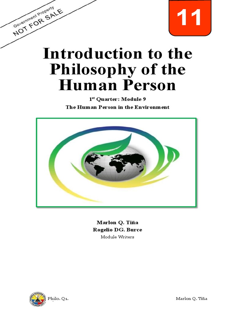 Human Person and Environmental Philosophy | PDF | Natural Environment ...