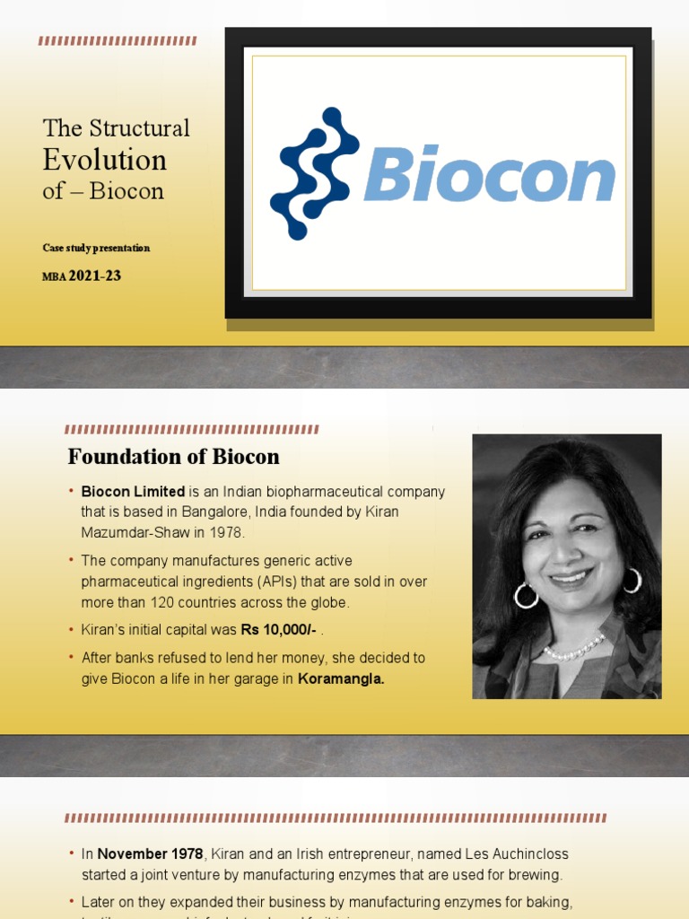 The Rise of a Biotech Pioneer: Tracking the Structural Evolution and ...