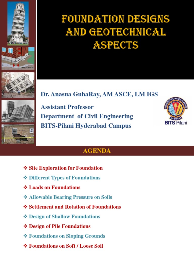 Foundation Designs and Geotechnical Aspects | PDF | Deep Foundation ...