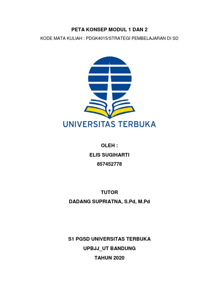 Peta Konsep Modul 1 Dan 2 | PDF