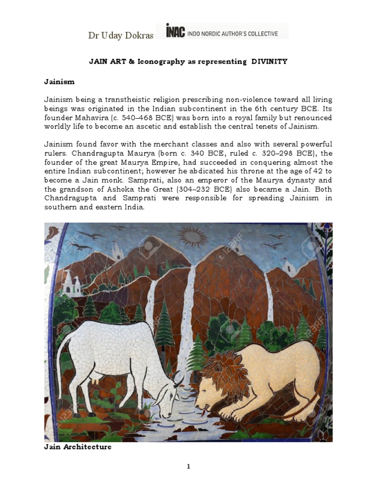 JAIN ART & Iconography As Representing DIVINITY | PDF