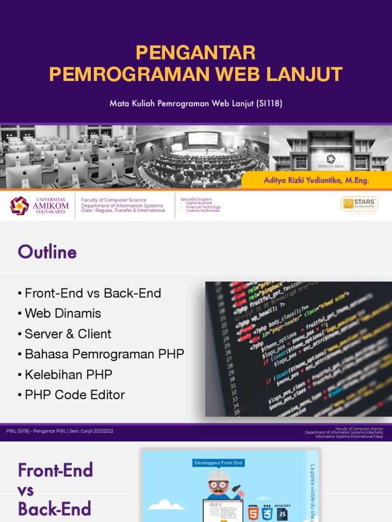 Pertemuan 1 - Pengantar Pemrograman Web Lanjut | PDF